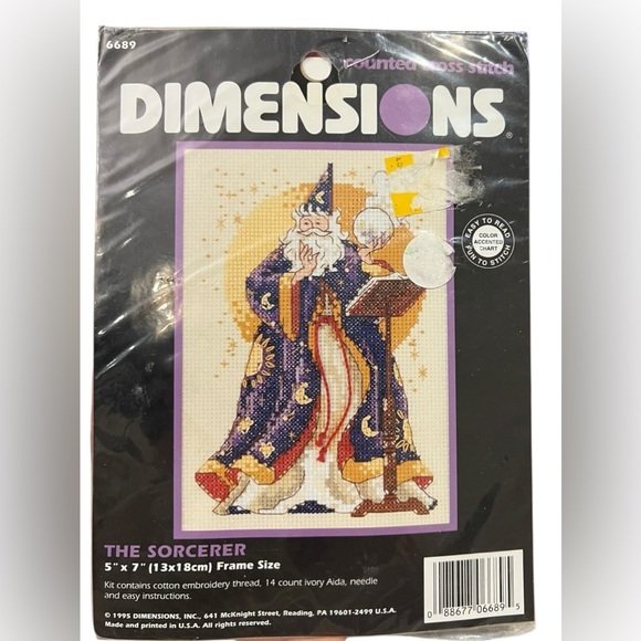 Dimensions | Art | Dimensions The Sorcerer X Stitch Kit Magician Wizard ...